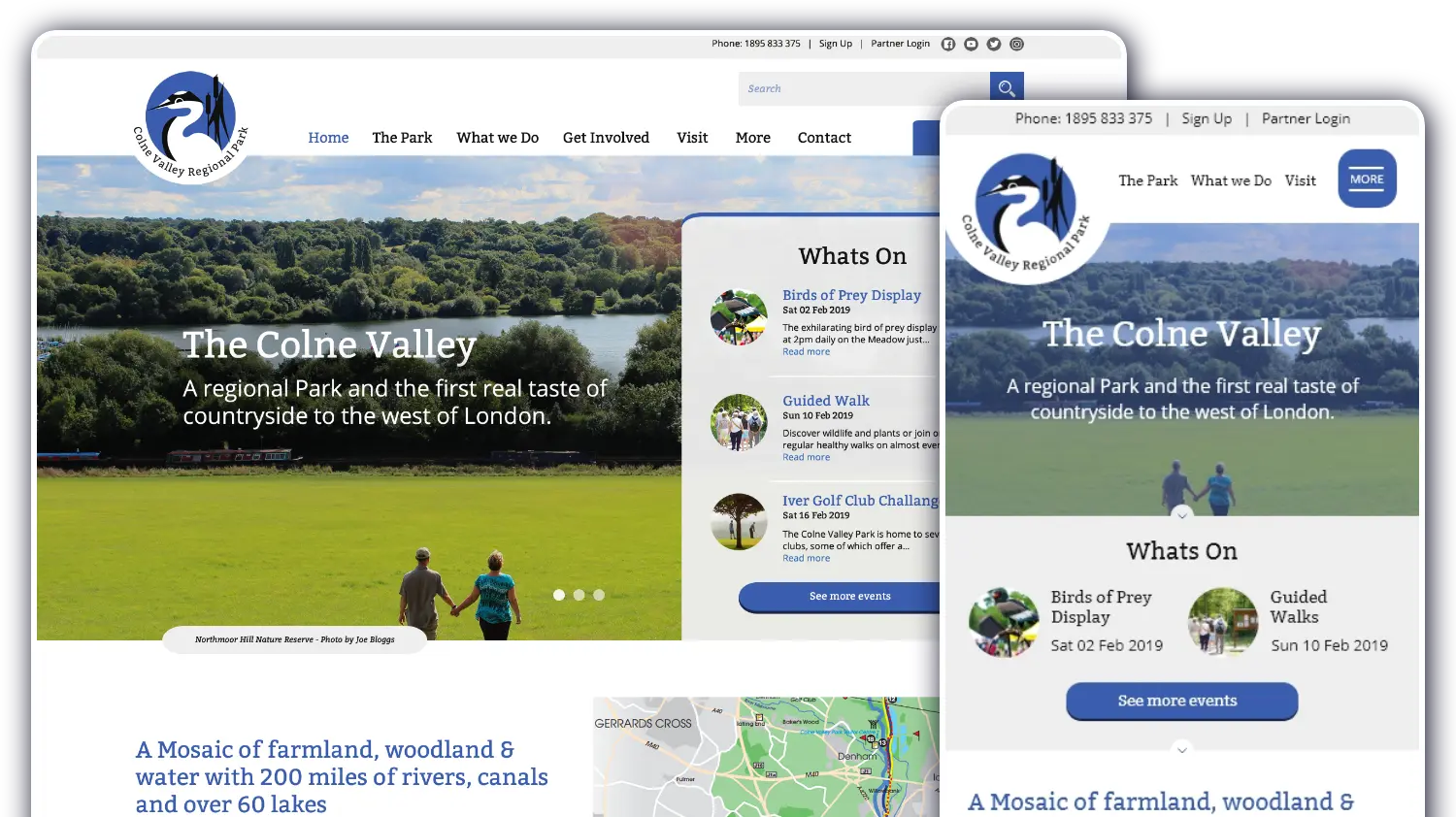 Colne Valley Regional Park - New Website - Blaze Concepts