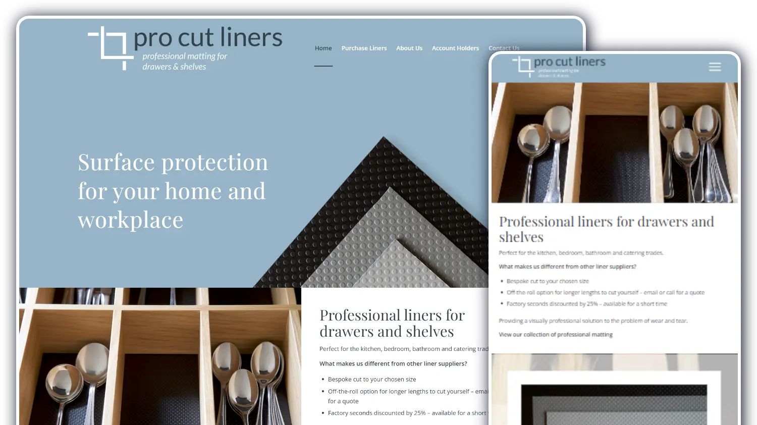 Pro Cut Liners - WooCommerce Website and Design - Blaze