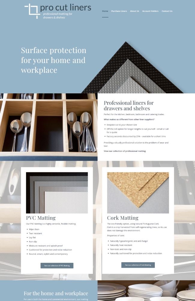 Pro Cut Liners - WooCommerce Website and Design - Blaze