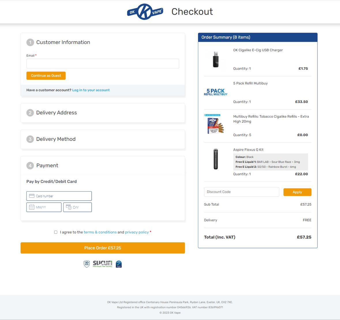 Bespoke checkout for WooCommerce client - Blaze Concepts
